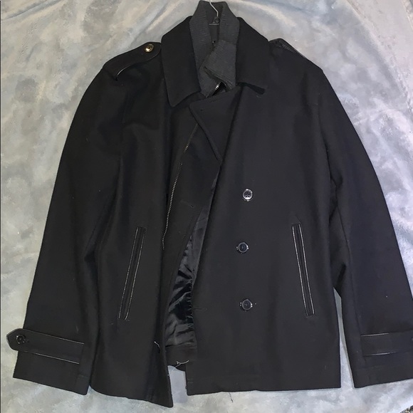 Express | Jackets & Coats | Mens Short Express Peacoat Xl | Poshmark